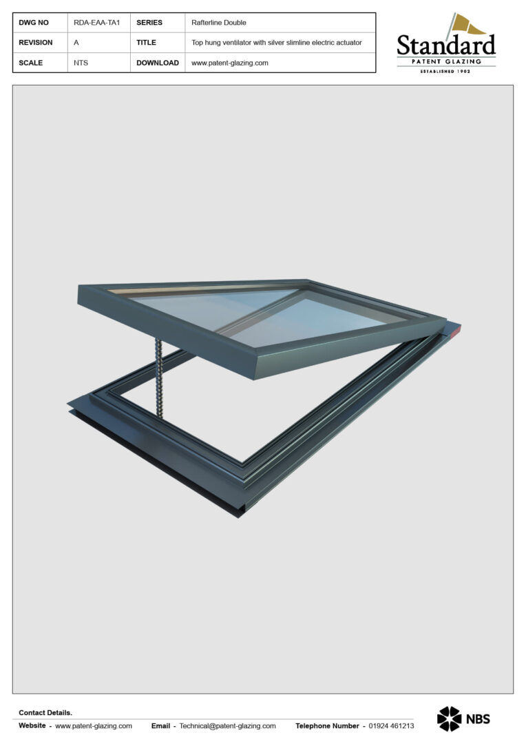 Ventilation Roof Vents | Single Glazed Aluminium Vents | SPG