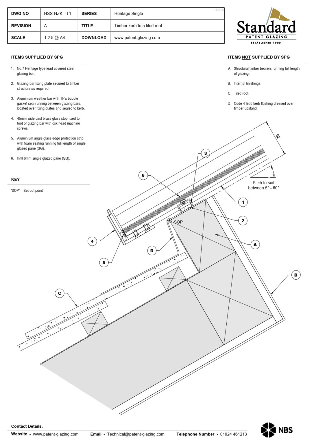 Roof Glazing System Downloads | CAD Drawings, Specs | SPG