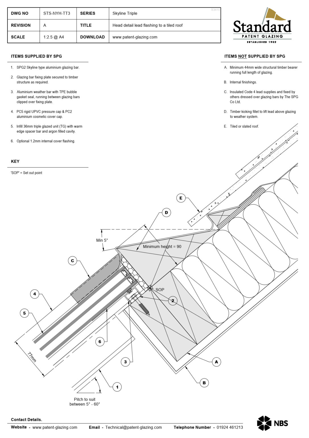 Skyline CAD Files & Specs | SPG Technical Downloads