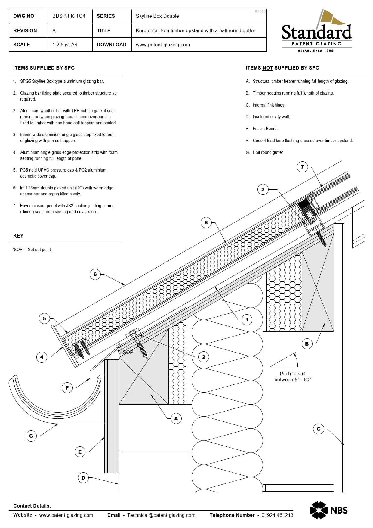 BDS-NFK-TO4 Skyline Box Double | Standard Patent Glazing